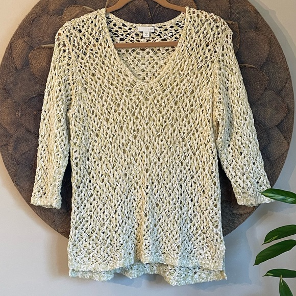 J. Jill | Sweaters | Jjill Womens Loose Waffle Knit Sweater | Poshmark
